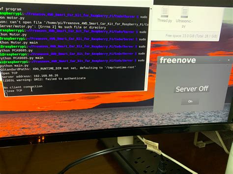 Server Off · Issue 11 · Freenovefreenovethree Wheeledsmartcarkit