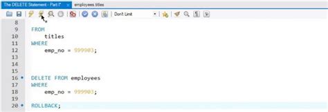 Sql Delete Statement Safely Remove Records Data Science