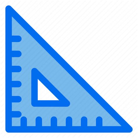 1 Rightangle Ruler Scale Triangle Icon Download On Iconfinder