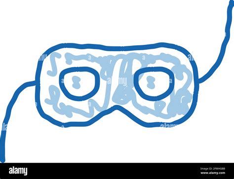 Mask Doodle Icon Hand Drawn Illustration Stock Vector Image And Art Alamy