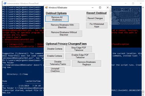 Download Windows10Debloater Varies With Devices For Windows Filehippo Com
