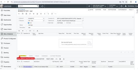 BOM Id Cannot Be Empty On Import Scenario Community