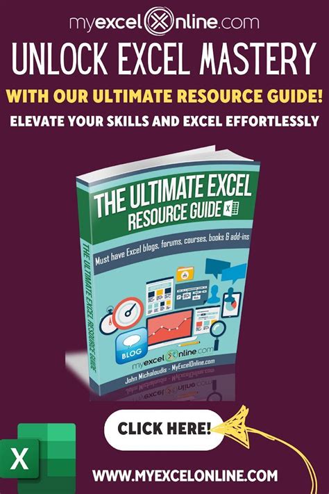 Free Excel Guides Myexcelonline Free Excel Tutorials Microsoft Excel Tutorial Excel
