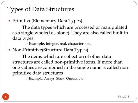 Introduction To Data Structure And Algorithms Pptx Computing Technology And Computing