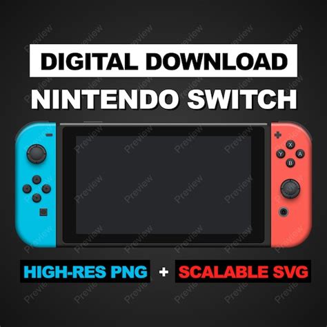 Nintendo Switch Svg Etsy