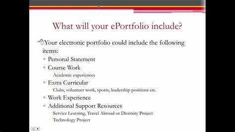 E Portfolio Workshop Powerpoint Youtube