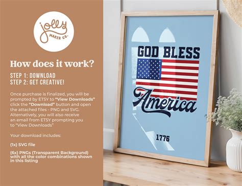 God Bless America Flag Svg Usa Flag Svg Patriotic Svg Usa Cricut File