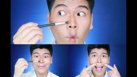 How To Put Nose Line Makeup For Flat Nose Saubhaya Makeup