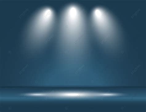 다양한 응용 프로그램 및 디자인 제품 벡터에 사용하기 위한 스포트라이트 블루 라이트 레이 룸 스튜디오 배경 에 대한 장식 자리 배경 일러스트 및 사진 무료 다운로드