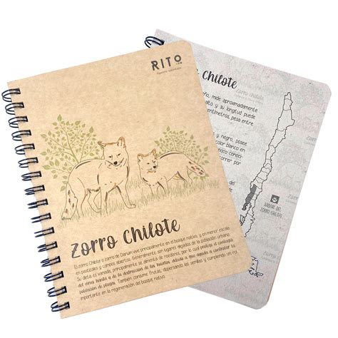 Cuaderno Sustentable Zorro Chilote