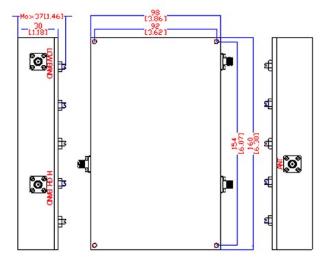 2025 2125 Mhz 2200 2290 Mhz S Band Diplexer For Mss Application