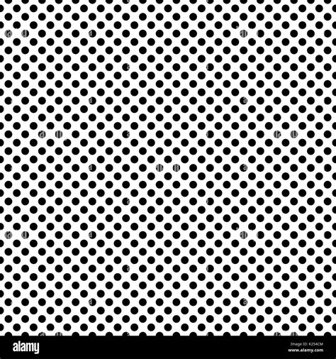 Dotted Dense Monochrome Vector Seamless Pattern Stock Vector Image