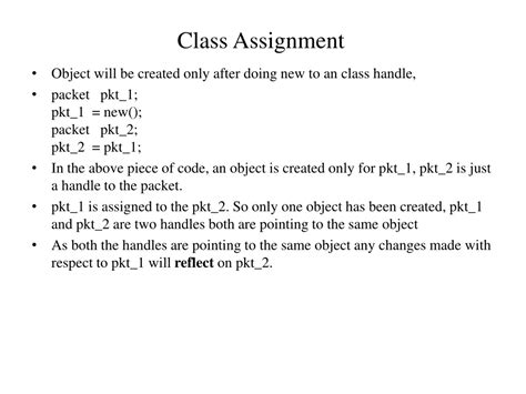 Ppt System Verilog Object Oriented Programming And Classes Powerpoint Presentation Id9097586