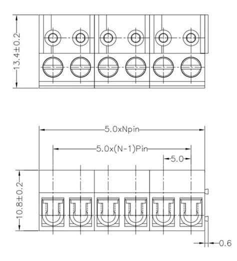 Custom Electrical Terminal Block Insulated Design Reduces The Risk Of Short Circuits Cable