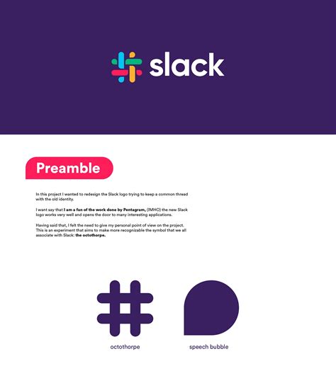 Slack Logo Redesign Behance