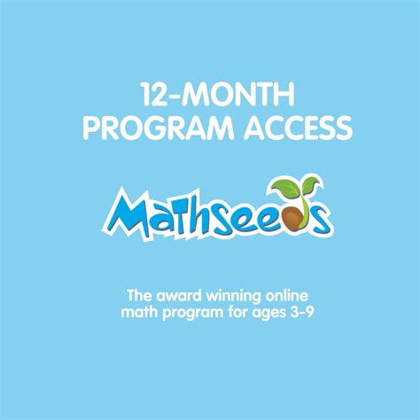 12 Month Program Access To Mathseeds Reading Eggs Shop In 12 Month