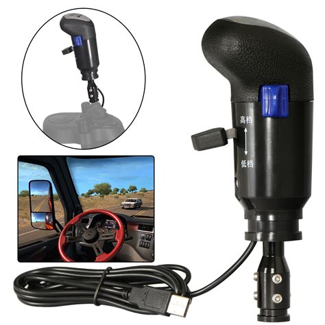 Usb Truck Simulator Shifter Gearshifter Knob For Ats Ets2 Pc Racing Shifter For