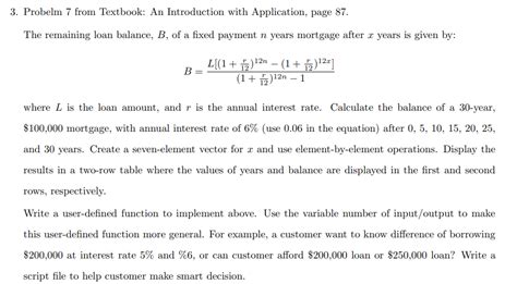 Solved 3 Probelm 7 From Textbook An Introduction With Chegg Com