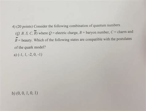 Solved 4 20 Points Consider The Following Combination Of