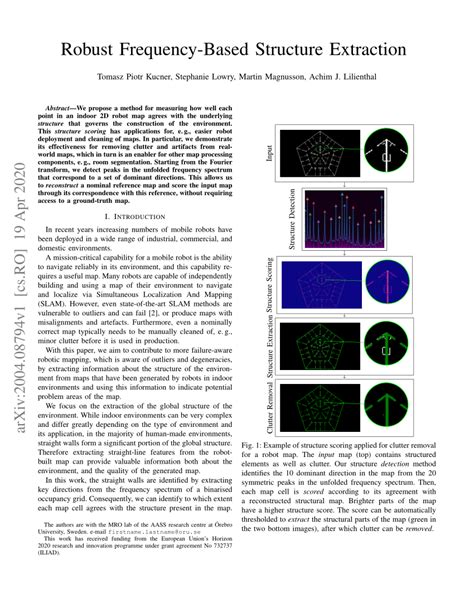 Pdf Robust Frequency Based Structure Extraction