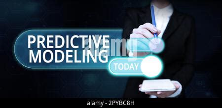 Conceptual Display Predictive Modeling Word Written On Maintenance Strategy Driven By