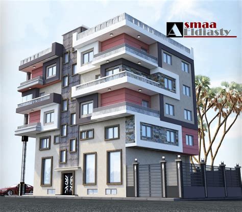 Plan And Elevation Design For A Mixed Use Building Freelancer