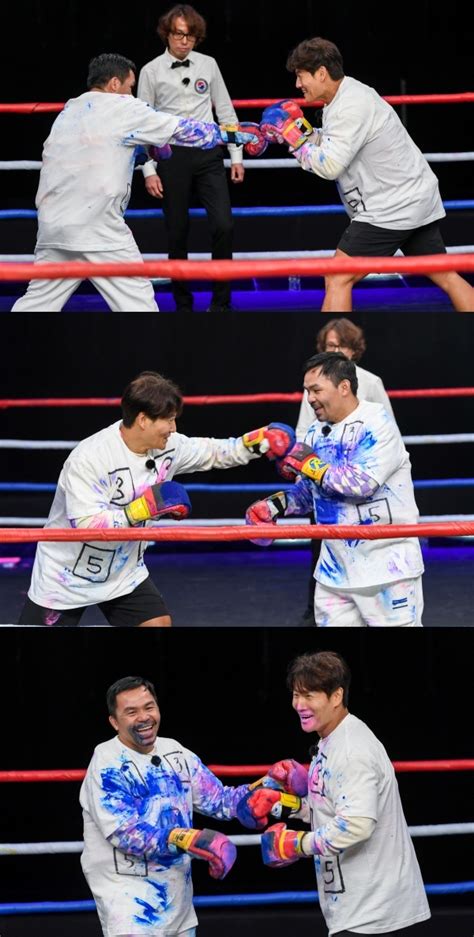 전설 파퀴아오 Vs 능력자 김종국 불꽃 튀는 복싱 대결승자는 머니투데이