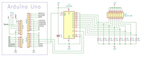 adding digital i o to your arduino part 2 the 74hc165 woolsey workshop