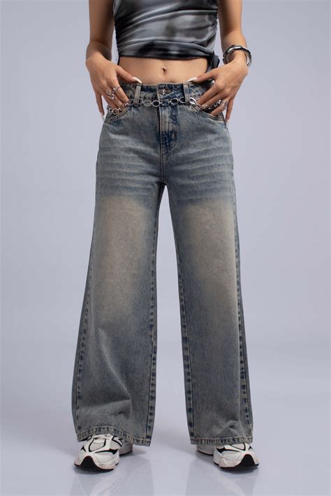 Palazzo Denim Maiz Pixie Camill