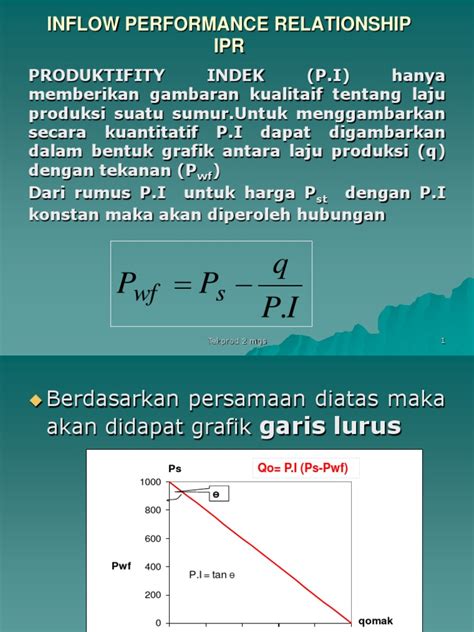 Inflow Performance Relationship Pdf