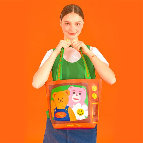 [벨리곰x위글위글] 리유저블 쇼퍼백 S Wiggle Wiggle