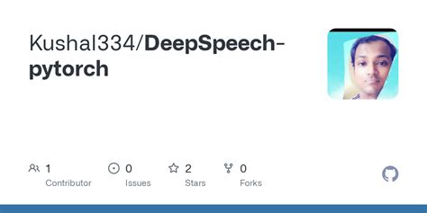 Github Kushal334 Deepspeech Pytorch