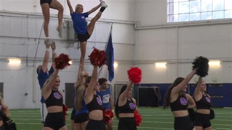 Bsu Spirit Squad Gets Ready To Rally For First Home Game Of The Season