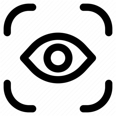 Scan Eye Retinal Recognition Biometric Icon Download On Iconfinder