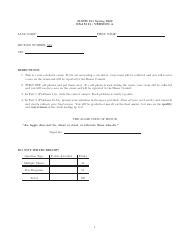Math251 Spring2020 Exam2A Dvi Pdf MATH 251 Spring 2020 EXAM II