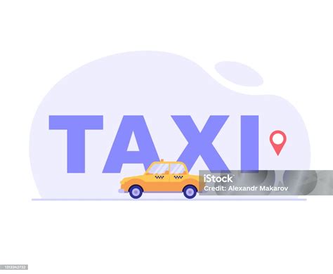 택시 차 택시 서비스 지리적 위치 편리한 사용 자동차 운전자 귀향의 개념 모바일 앱 웹 배너에 대한 평면 디자인의 벡터 일러스트레이션 0명에 대한 스톡 벡터 아트 및 기타