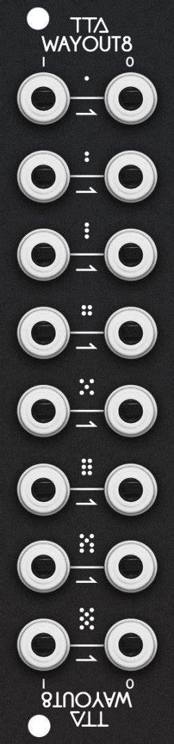 Tiptop Audio Wayout8 Eurorack Module On Modulargrid