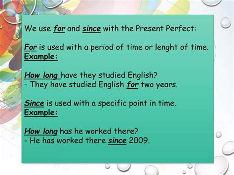 Present Perfect PPT