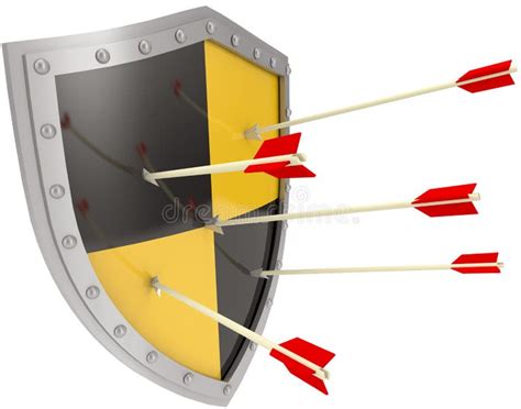 Protetor Da Segurança Da Proteção Do Risco Para A Segurança Ilustração