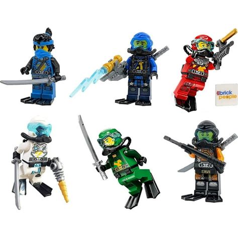 Lego Ninjago Combo Foil Pack Set Seabound Minifgures Lloyd Jay Cole