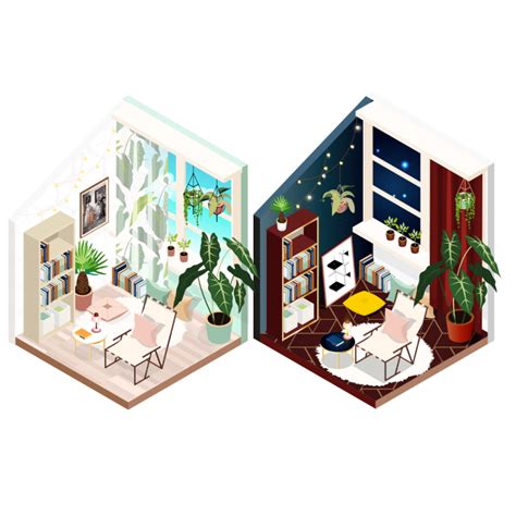 Class101 공간 안에 그려내는 새로운 시점의 디자인 아이소메트릭 일러스트