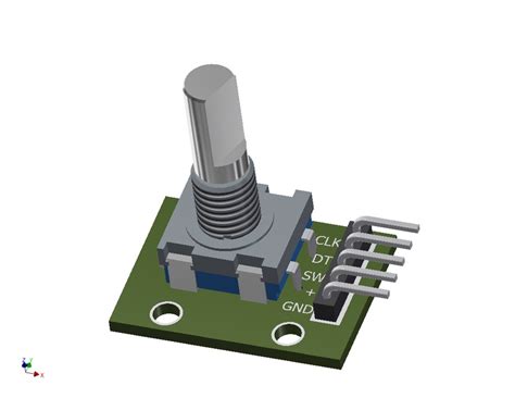Rotary Encoder Knob 3d Model At Camille Martinez Blog