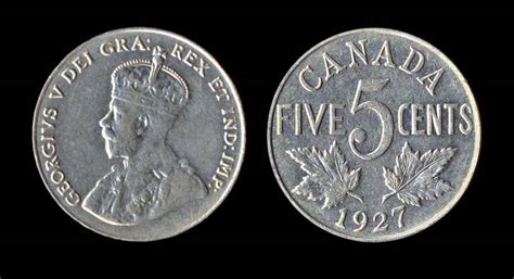 Canada 5 Cents 1927