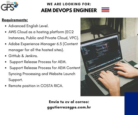 Grupo Preseleccion On Linkedin We Are Looking For An Aem Devops Engineer To Join An Important