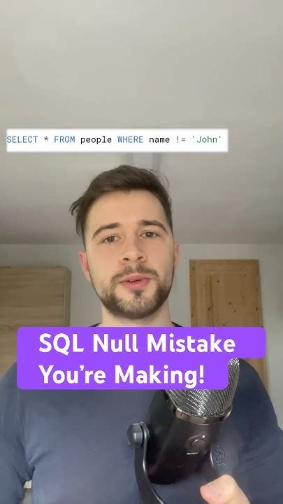 The Hidden Trap In Sql Filtering 👻 Youtube