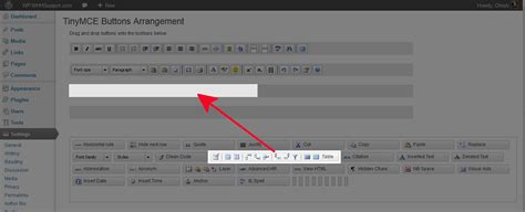 Adding Tables In Wordpress Using The Tinymce Advanced Plugin Web Hosting Hub