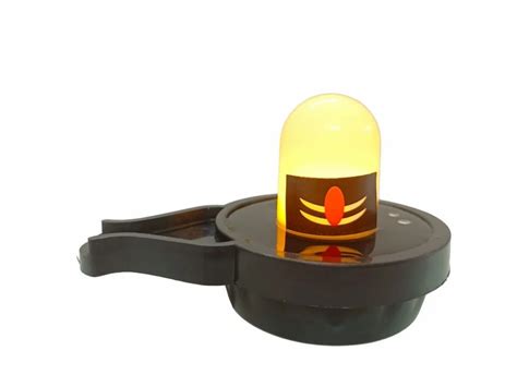Plastic Diwali Shivling Water Led Sensor For Home Temple Puja Mandir Living Room At Rs Piece