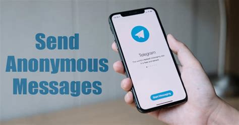 How To Send Anonymous Messages In Telegram Groups In 2021