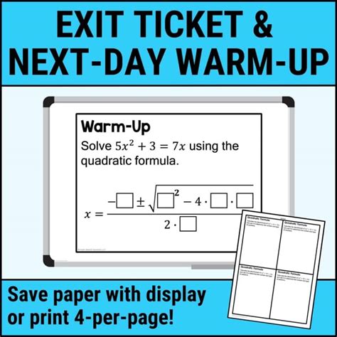 Quadratic Formula With Complex Solutions Notes Practice Video