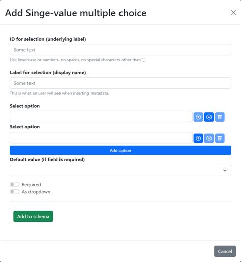 1 Metadata Schemas In The Mango Portal — Vsc Documentation